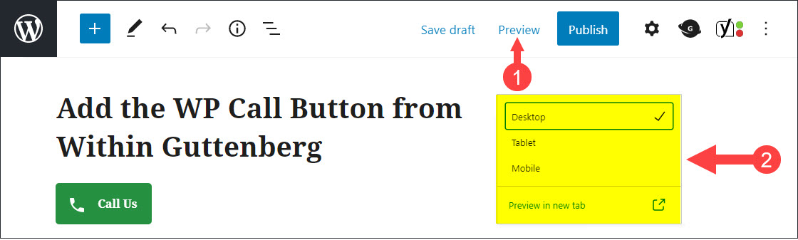 How to Add a Click-to-Call Button in WordPress - ezSEONews